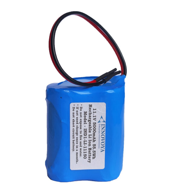 11.1V 5000mAh Lithium Ion Battery | Innovoya Enterprises